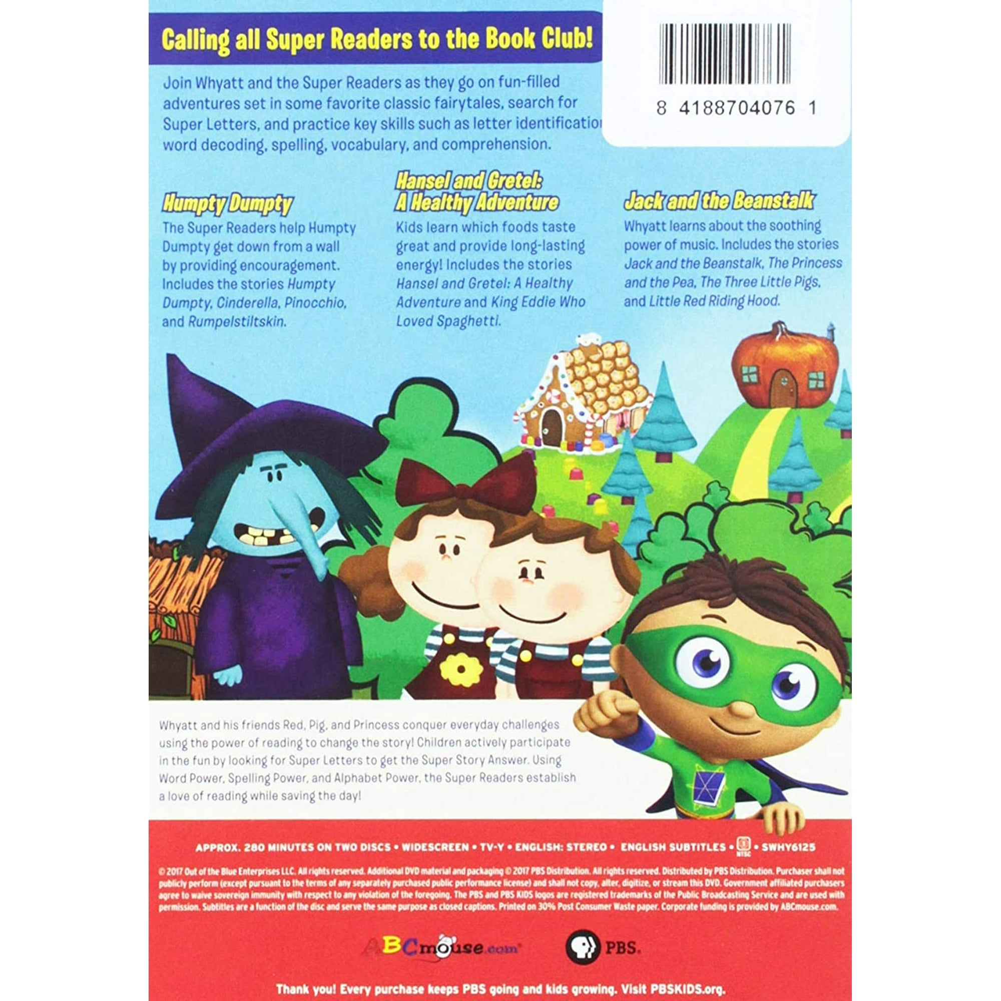 Super Why Hansel And Gretel A Healthy Adventure Dvd