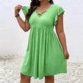 BRGZLK Plus Size Dresses For Women Swimsuit Cover Ups Solid Color A ...
