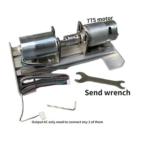 775 motor Permanent magnet brushless dc motor 220V double bearing ...