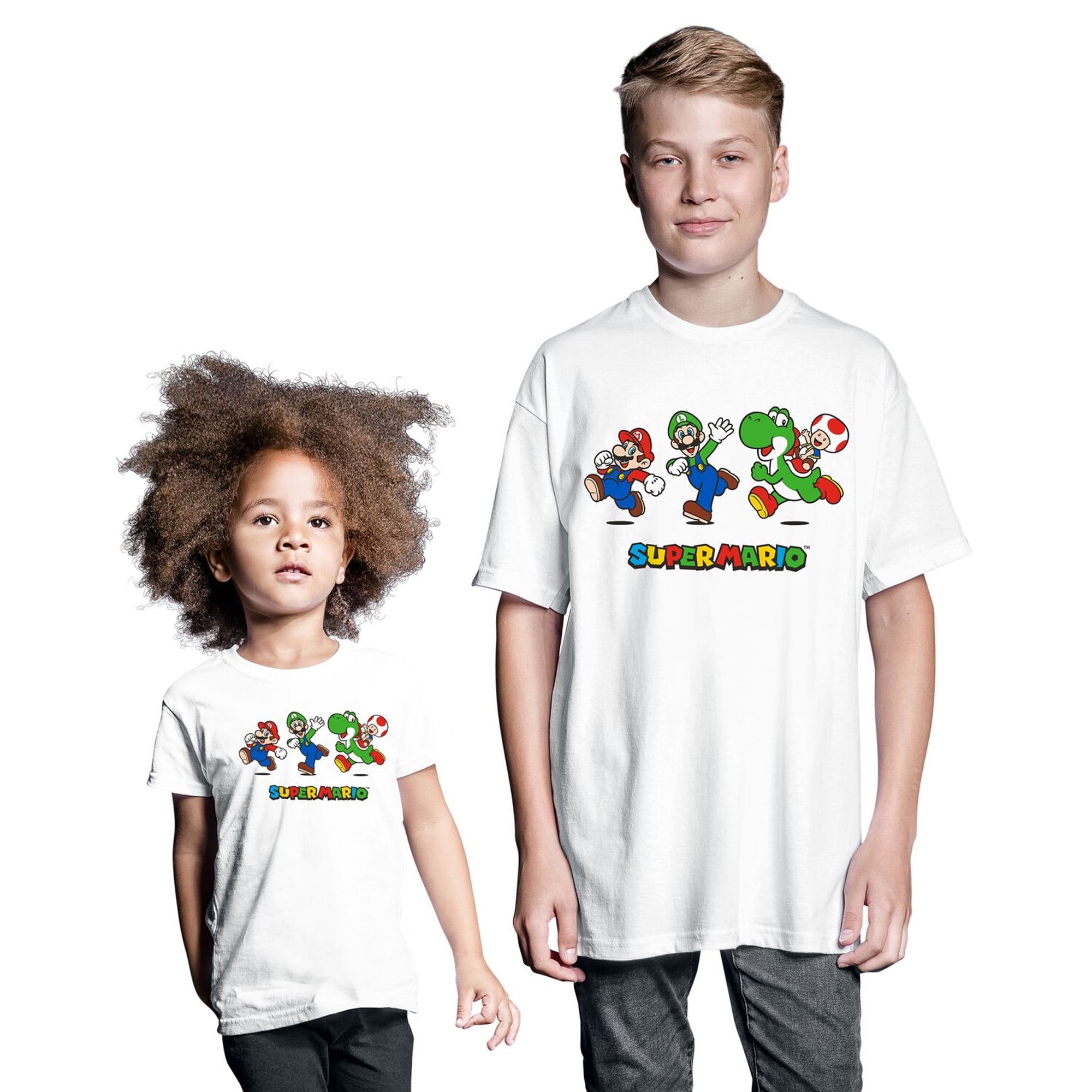 Super Mario Boys/Girls Running T-Shirt - Walmart.com