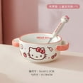 Kawaii Sanrio My Melody Hello Kitty Cinnamoroll Ceramics Bowl Spoon ...