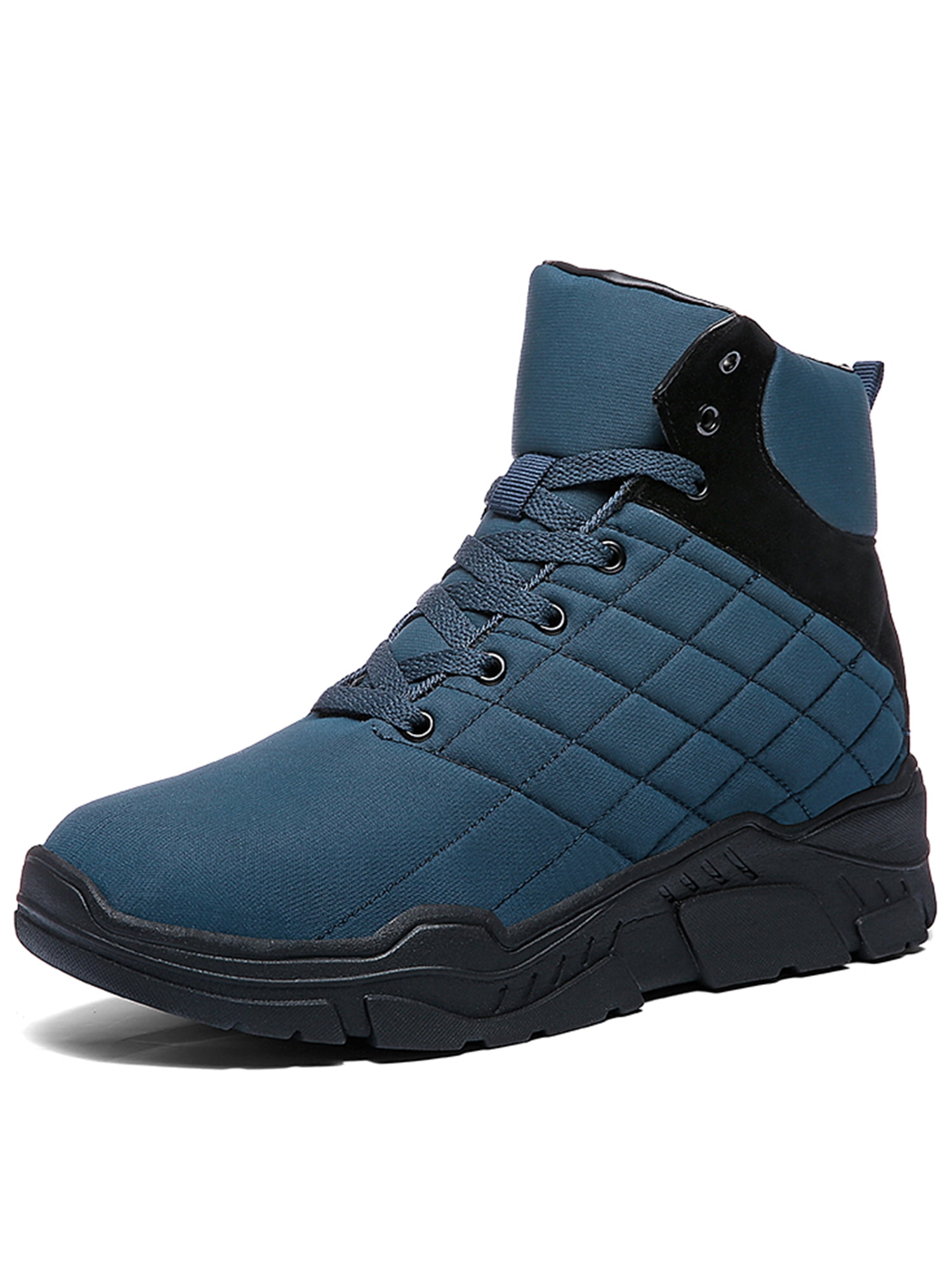 Men's Winter Snow Boots Fur Lined Water Repellent Warm Comfort High Top ...