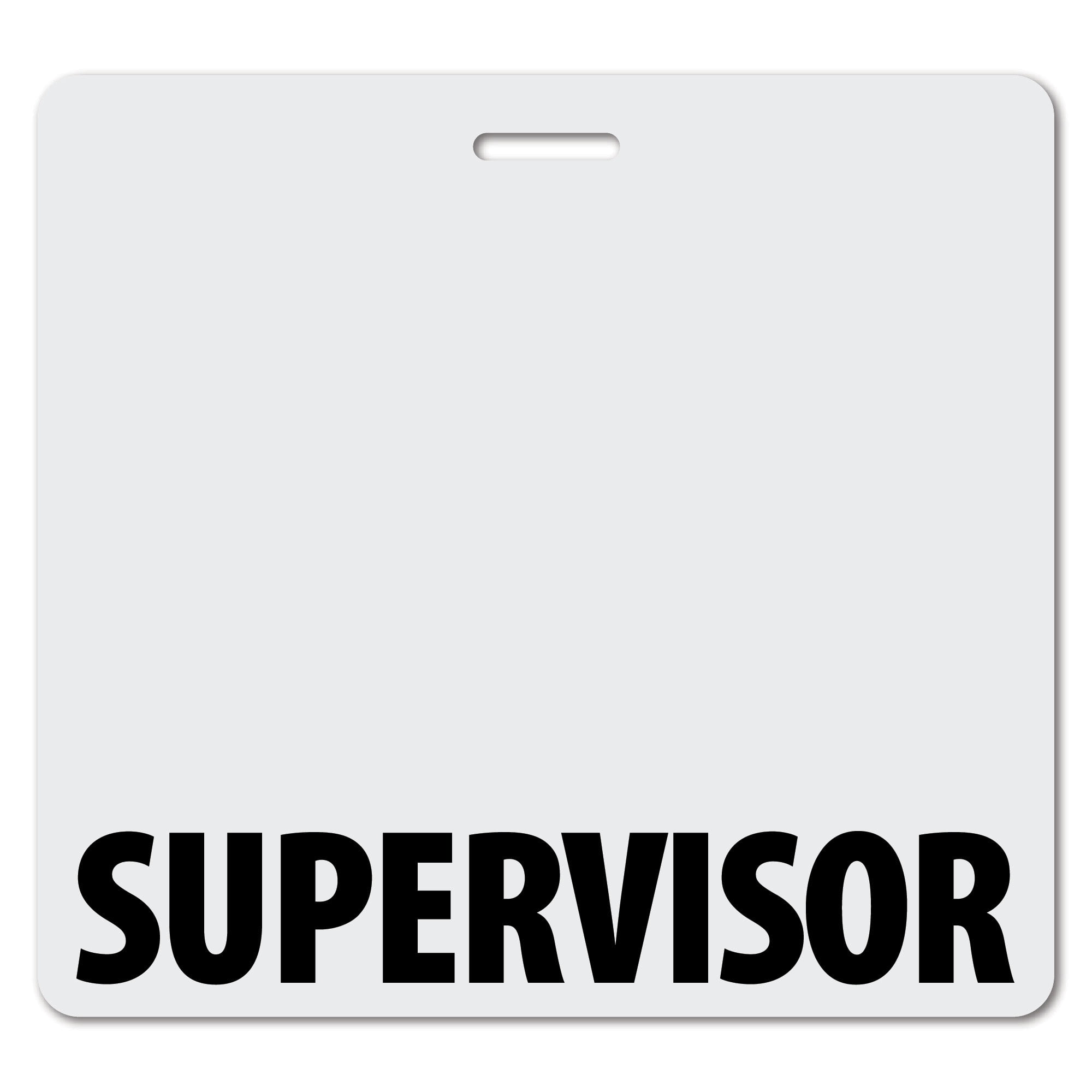 SUPERVISOR Heavy Duty Horizontal White (20 pack) - Spill & Tear Proof ...