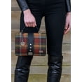 Mucros Weavers Irish Wool Tweed & Leather Women's Fiona Bag Shoulder ...