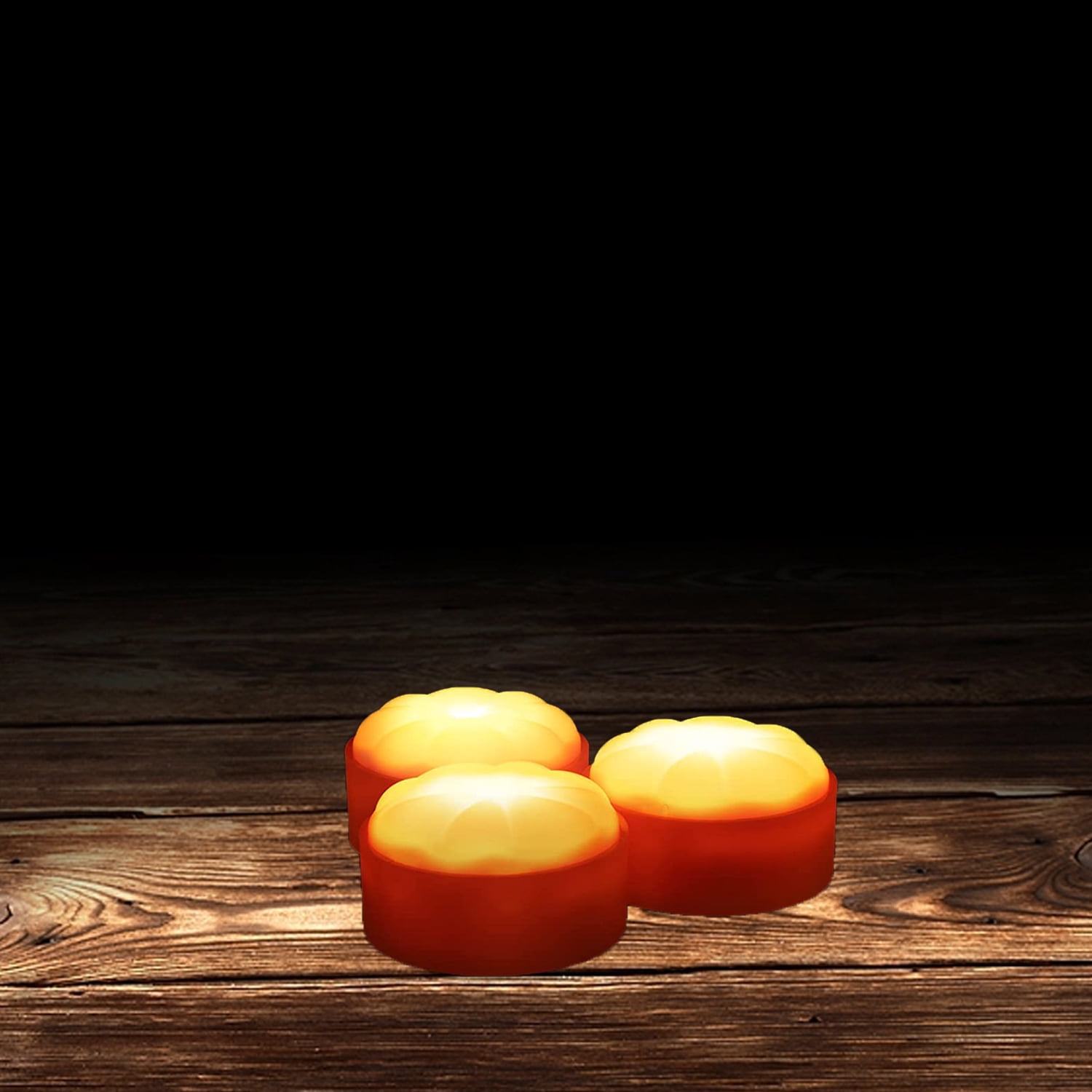 6 Pack Halloween Pumpkin Lights, LED Flickering Jack-O-Lantern Lights ...