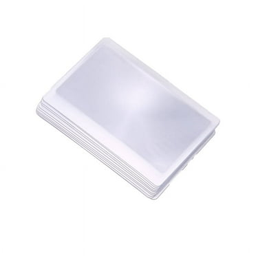 Credit Card Size Lighted 3X Magnifier Bundle Includes 2 Magnifiers ...