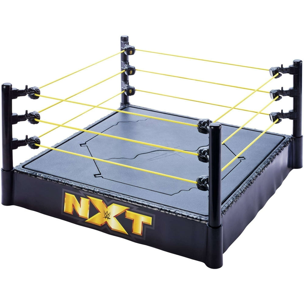 WWE NXT 14-inch Across Ring with Ropes and Spring-loaded Mat - Walmart ...