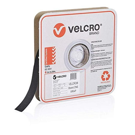 VELCRO Brand ONE-WRAP - 25 Yard Roll 1" Wide, Black | Walmart Canada