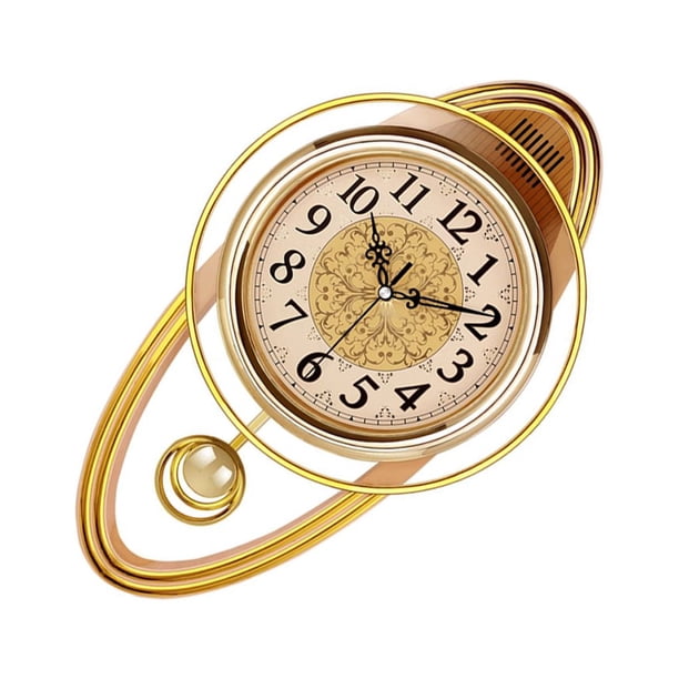 ZheElen Durable Construction Wall Clock Home Décor With Silent ...