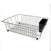 Mainstays Large Wire Dish Rack Black/Chrome - 17.5" x 13.7" x 5.5 ...