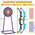 Growsly Kids Archery Set with LED Flash Lights Includes 14 Suction Cup ...