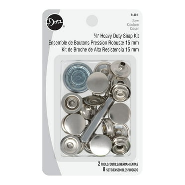 Dritz Heavy Duty Snap Kit, 7 Count - Walmart.com