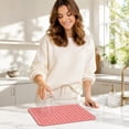 2PCS Silicone Dish Drying Mat, 16x12 inch Heat Resistant Non-Slip Drain ...