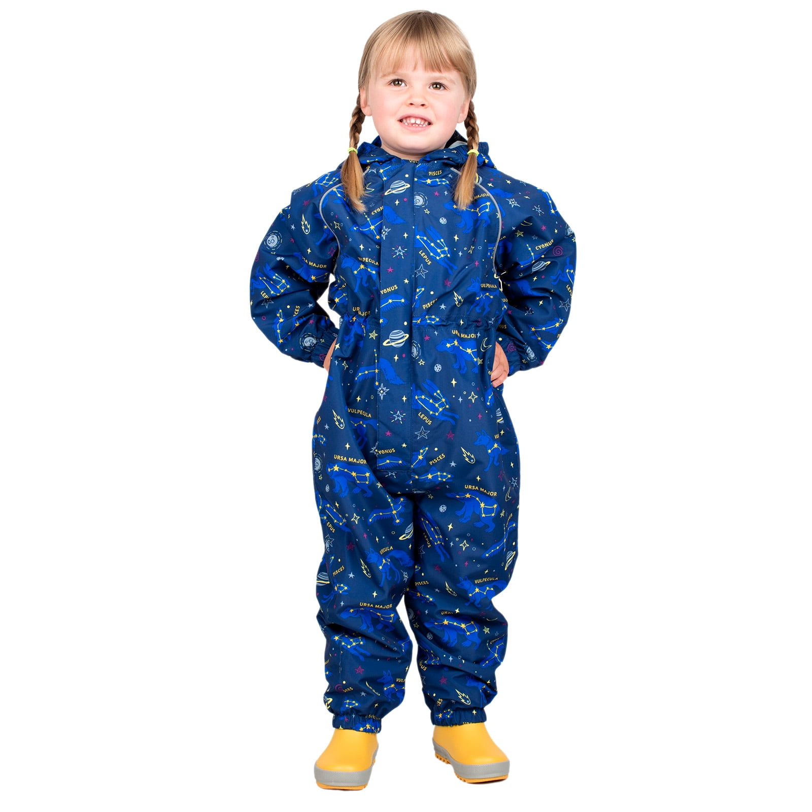 JAN & JUL Waterproof Rain-Suit for Toddler Boy Girl, Coverall Muddy ...