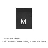 Clothing Sewing Size Label, M Sizes Woven Embroidered Label Black for ...