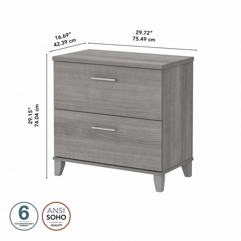 Mission Style Two Drawer Lateral File Cabinet | Cabinets Matttroy