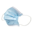 SupplyAID 50-Pack Disposable Face Masks, 3-Layer - Walmart.com