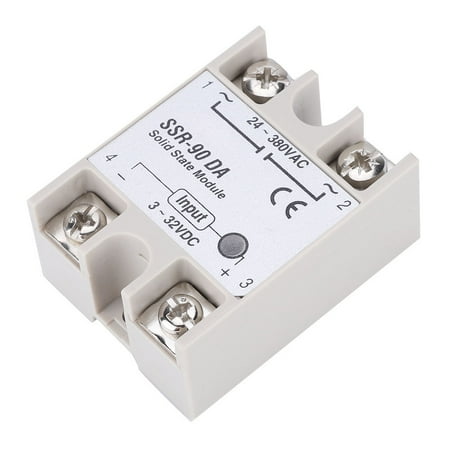 Solid State Relay DC-AC, SSR-90DA Medium-Power Fast Switching Speed ...