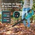 BAOKALER Cordless Leaf Blower, 160MPH 20V Handheld Electric Leaf ...