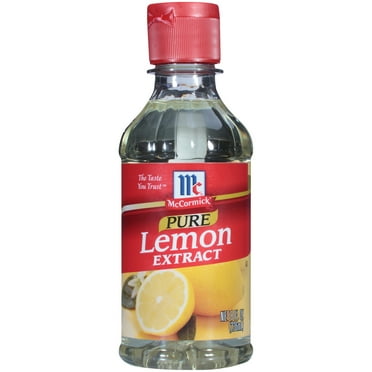 McCormick Pure Lemon Extract, 1 fl oz, Baking Spices Liquid, Gluten ...