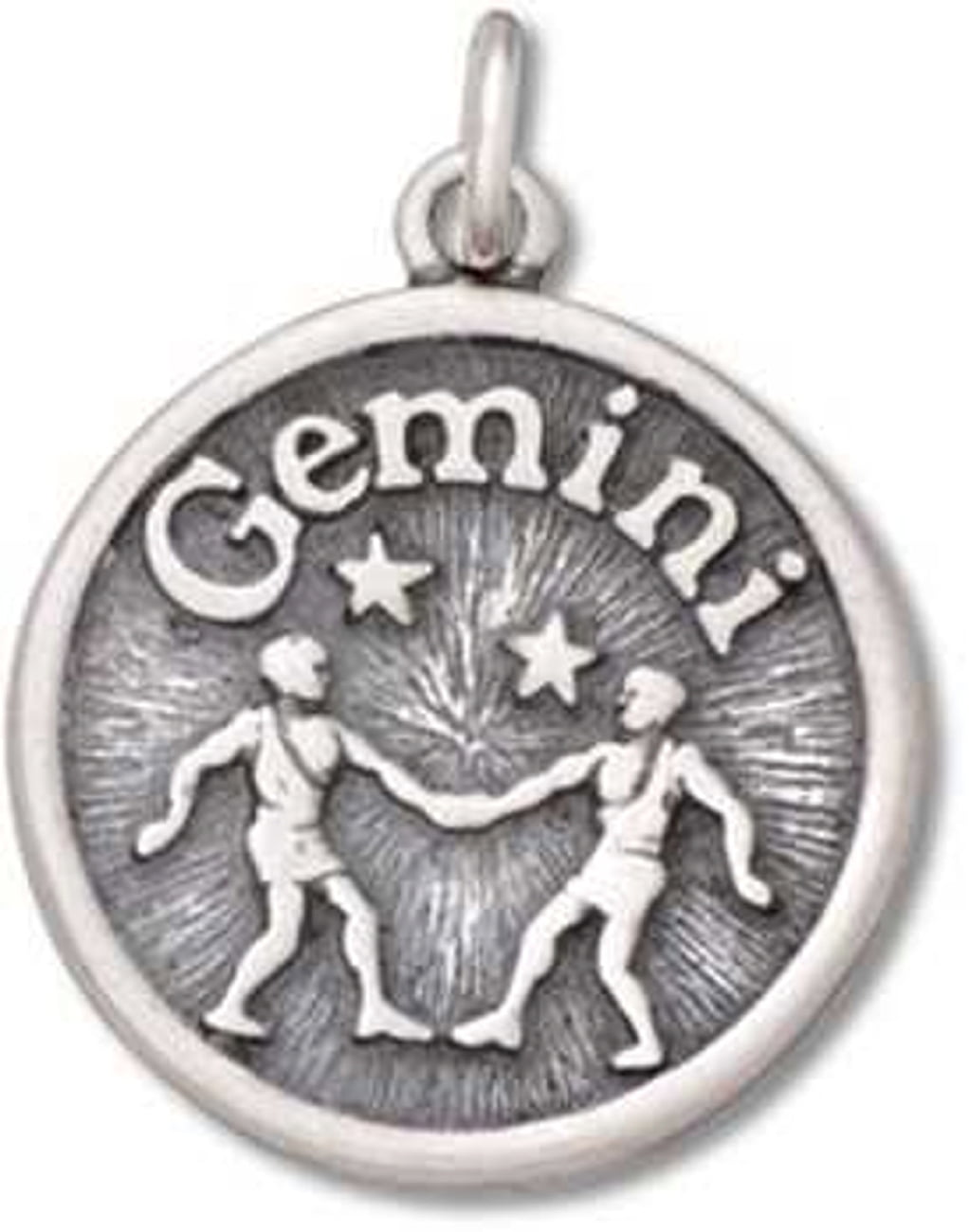 Sterling Silver 20" .8mm Gemini Twins Intelligent Zodiac Horoscope ...