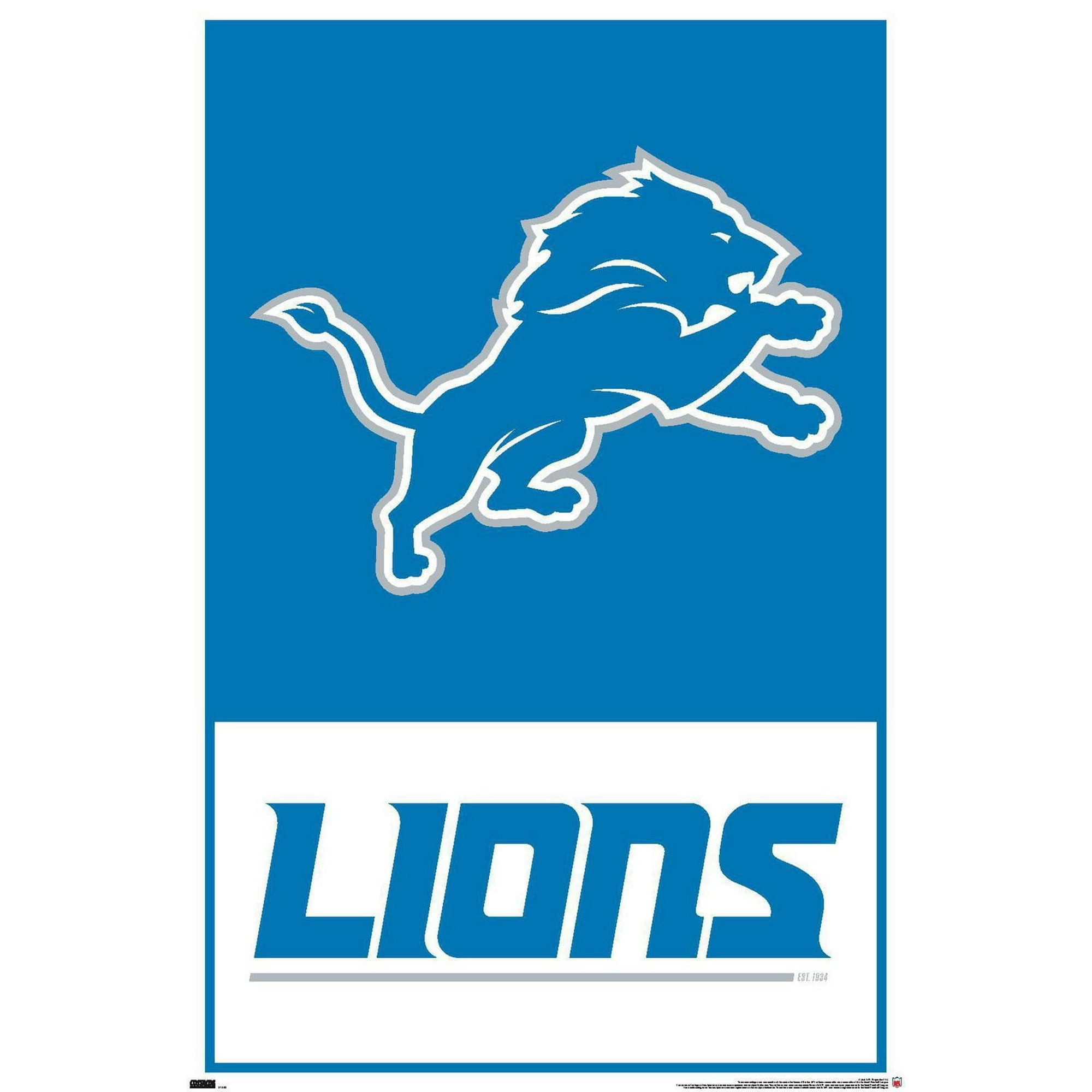 Click here for Trends International Nfl Detroit Lions - Logo 21 W... prices
