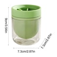 Large Ice Ball Molds Crystal Clear Ultra Slow Melt,Twist Squeeze ...