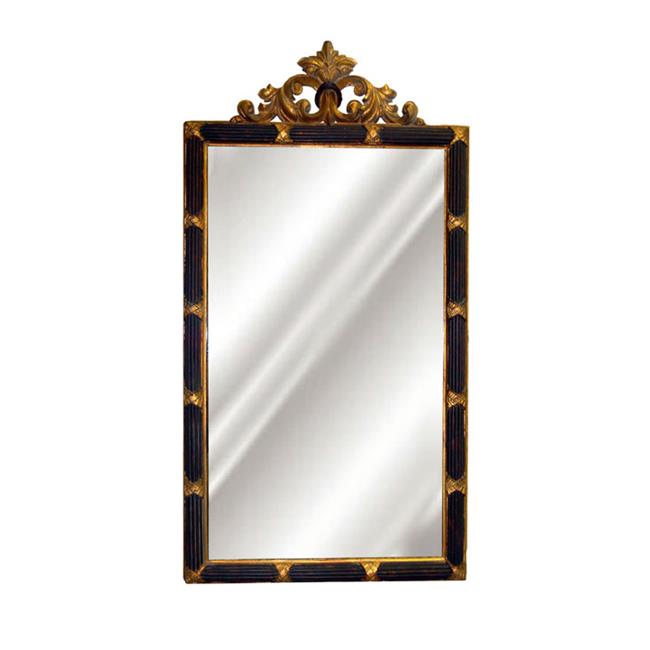 Dunbar Mirror Black Gold Old World Finish - Walmart.com