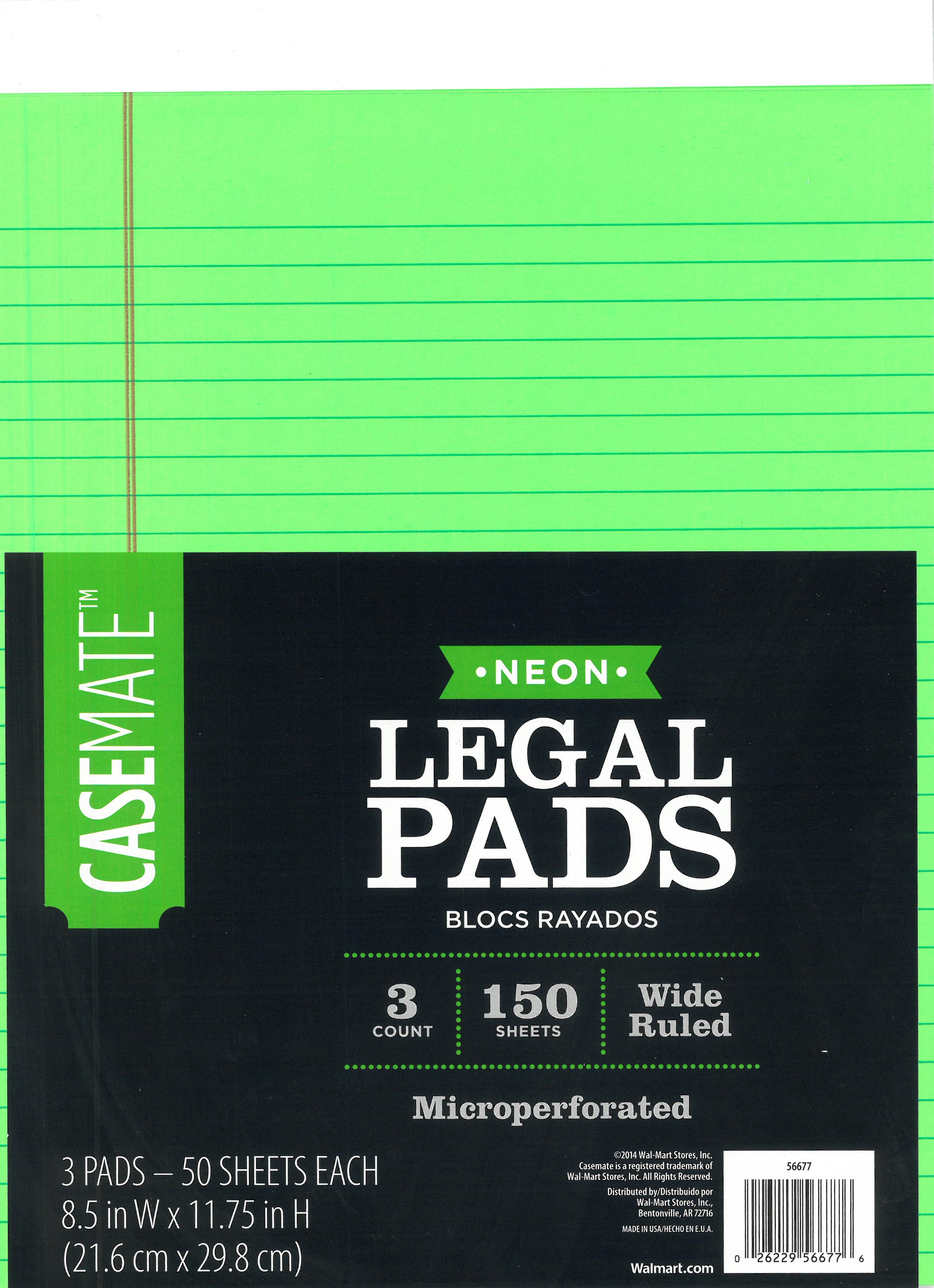Green Legal Pads