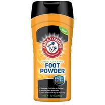 Arm & Hammer Foot Powder Odor Defense Absorbs Sweat & Moisture, 7 oz, 2 ...