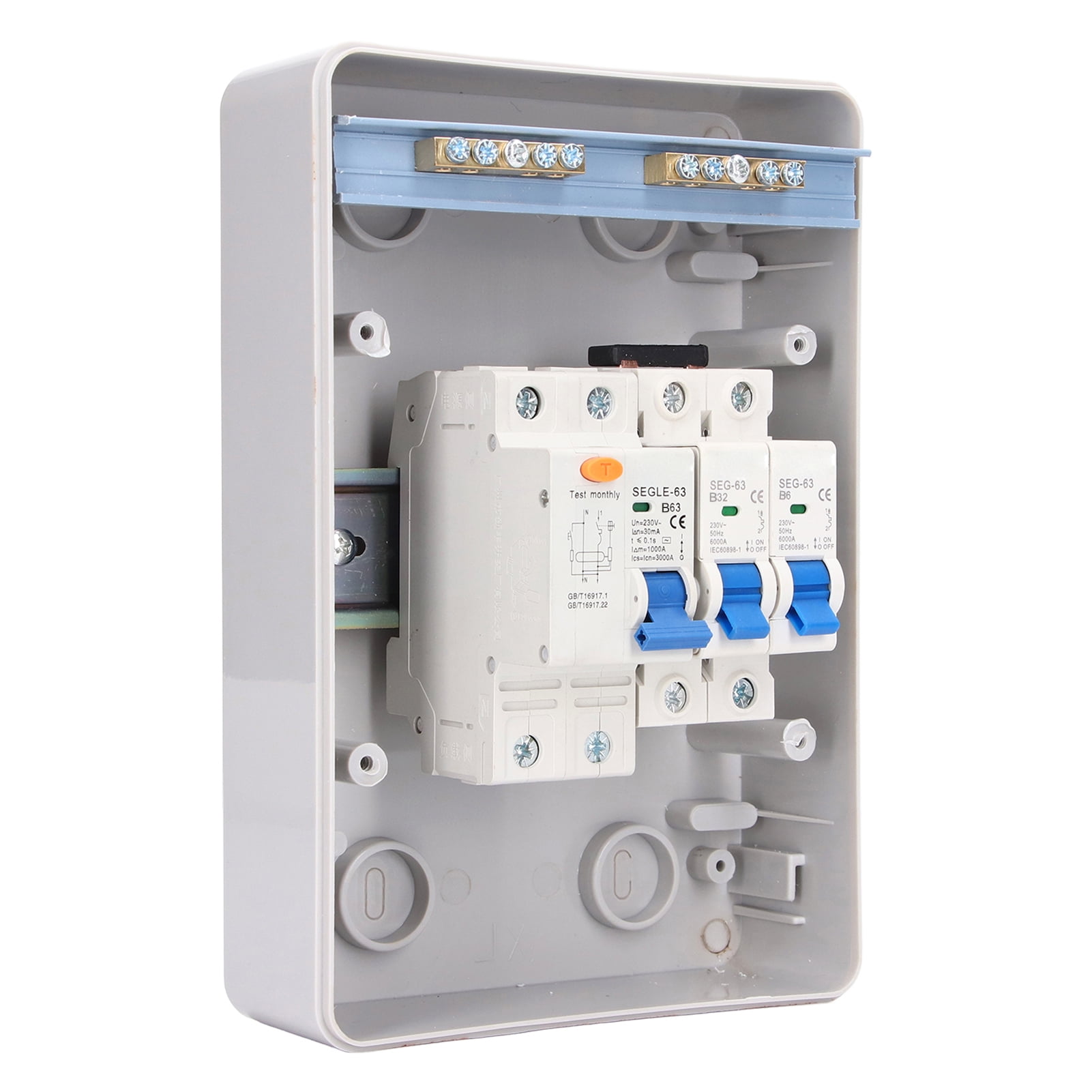 Caja Eléctrica ANGGREK Caja de Distribución de 2 Vías 230 V Resistente ...