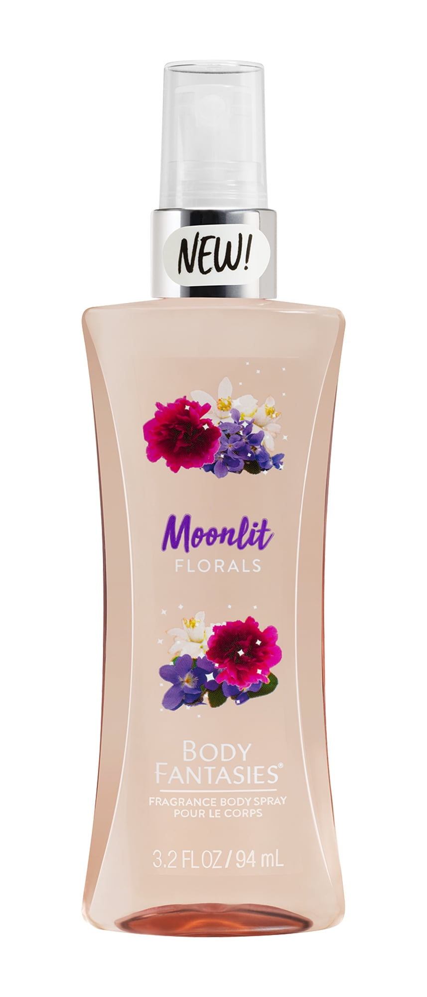 Body Fantasies Signature Fragrance Body Spray, Moonlit Florals, 3.2 fl ...