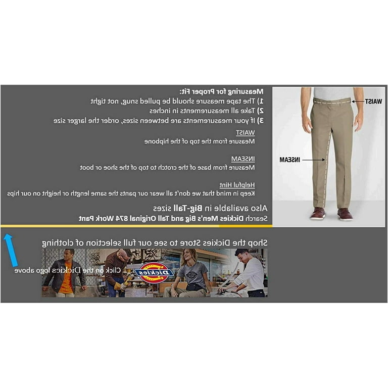 Dickies Men's Original 874 Work Pant, Black, 30W x 34L Dickies Men's Original 874 Work Pant, Black, 30W x 34L