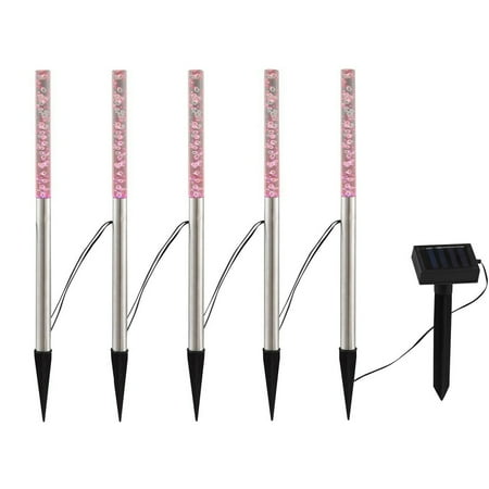 Lemonbest LED Crystal Bubble Solar Powered Lamp Solar Pathway Lights ...