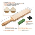SHARPAL 205H Leather Strop Kit: Double-sided, Polishing Compound, Angle ...