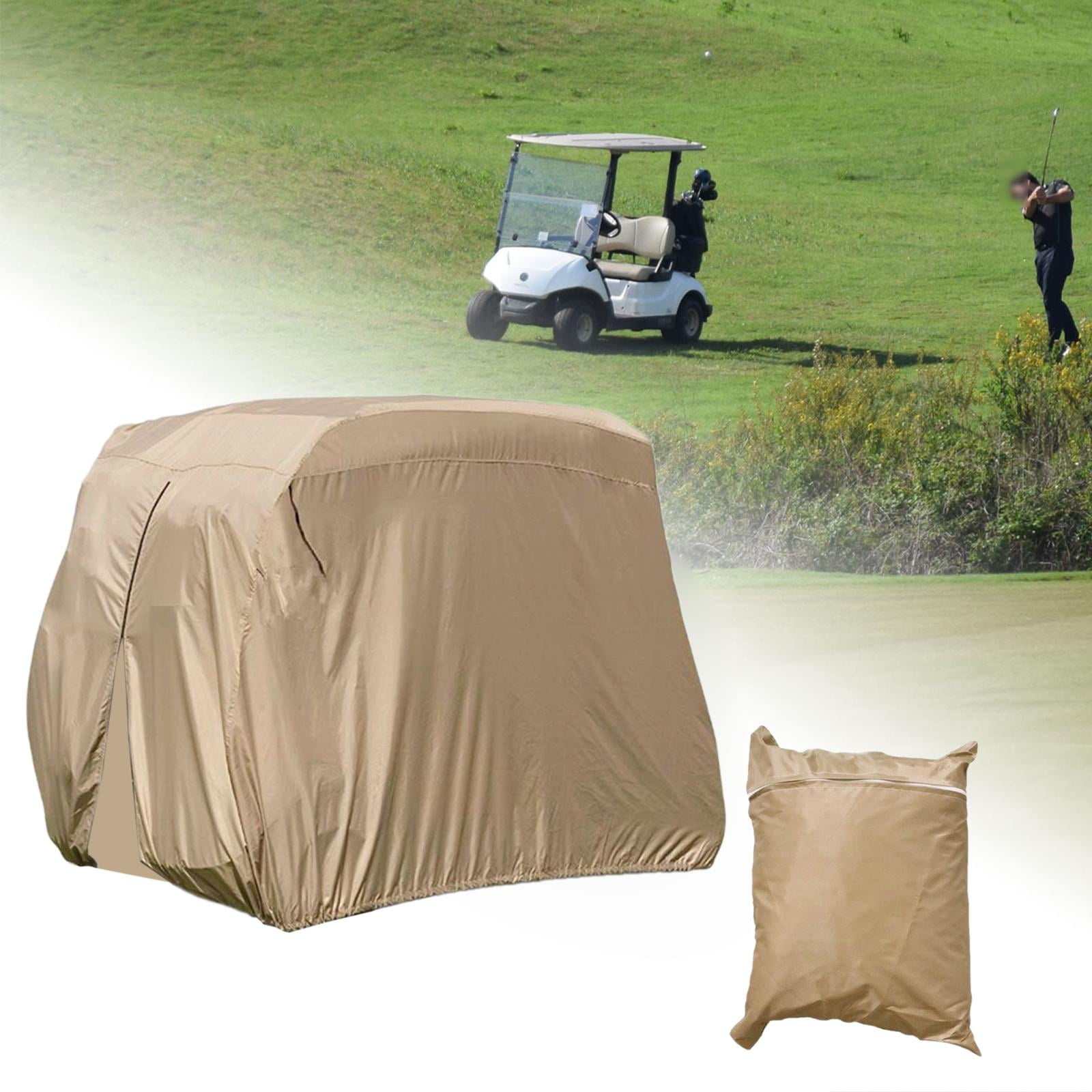 Colaxi Golf Cart Cover Full Cart Cover Zipper Fits Most Brands All ...