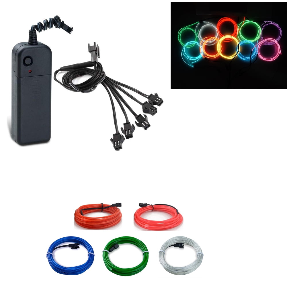ABALDI Neon Lights with Battery Pack, Color Set of 5, Can Be Used for ...