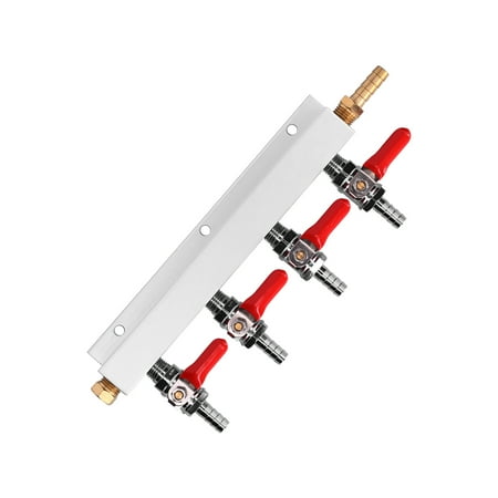 Ccdes CO2 Distribution Manifold,4 Way CO2 Gas Distribution Manifold ...