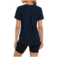 Betivan Womens Workout Tops Sun Protection Running Pliates Athletic ...