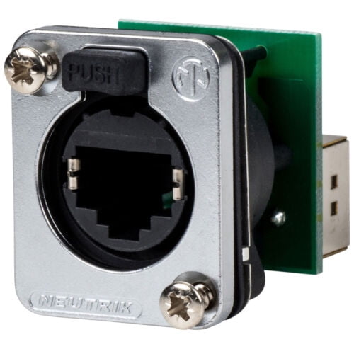 Neutrik NE8FDP-SE etherCON RJ45 Feed Through Connector with - Walmart.com