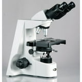 AmScope 1500X Professional Binocular Compound Microscope w Kohler Illumination New - Walmart.com