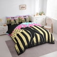 Feelyou Baseball Batter Silhouette Queen Bedding for Boys, Ice Cream US ...