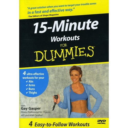 15-minute workouts for dummies - Walmart.com