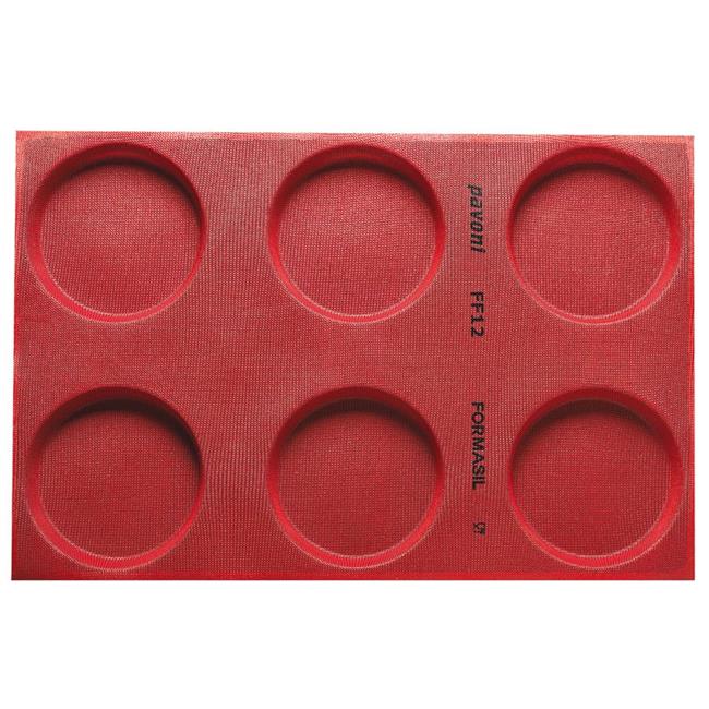 World Cuisine 47775-12 6 in. Round Micro Perforated Mold - 6 Count ...