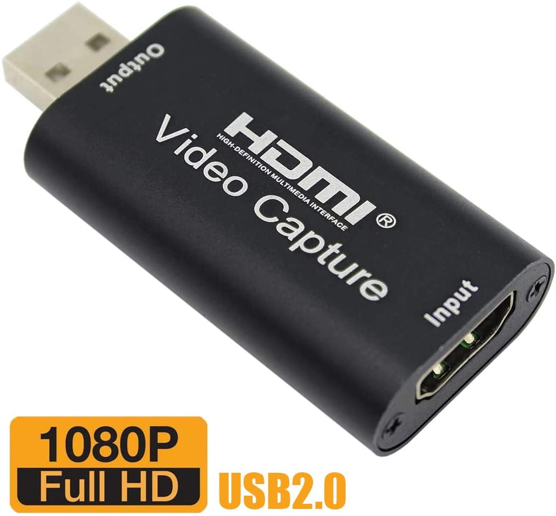 HDMI to USB Audio Video Capture Cards 1080p USB2.0 for DSLR Camcorder ...