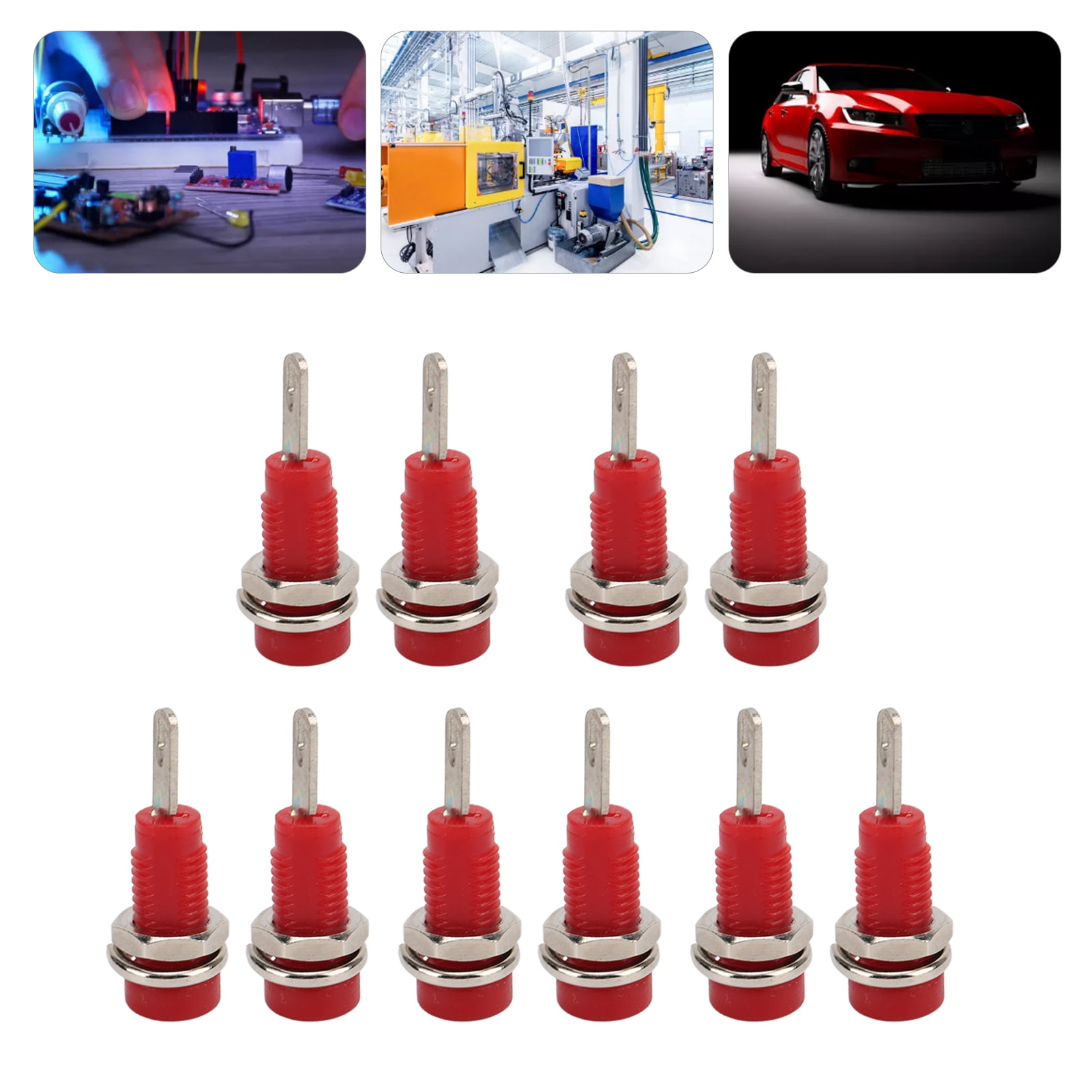 Domqga Banana Panel Socket, High Speed Transmission 2mm Banana Socket ...