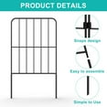 10 Pack Decorative Garden Fence 10ft X 24in Rustproof Steel Wire