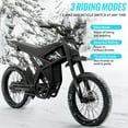 Riding'times GT73 Electric Dirt Bike for Adults, 37MPH 48V36.4AH 2400W 1747Wh Dual Battery Ebike ...