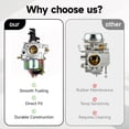 Carburetor with Gasket Replacement for Champion Power Equipment 3500w ...