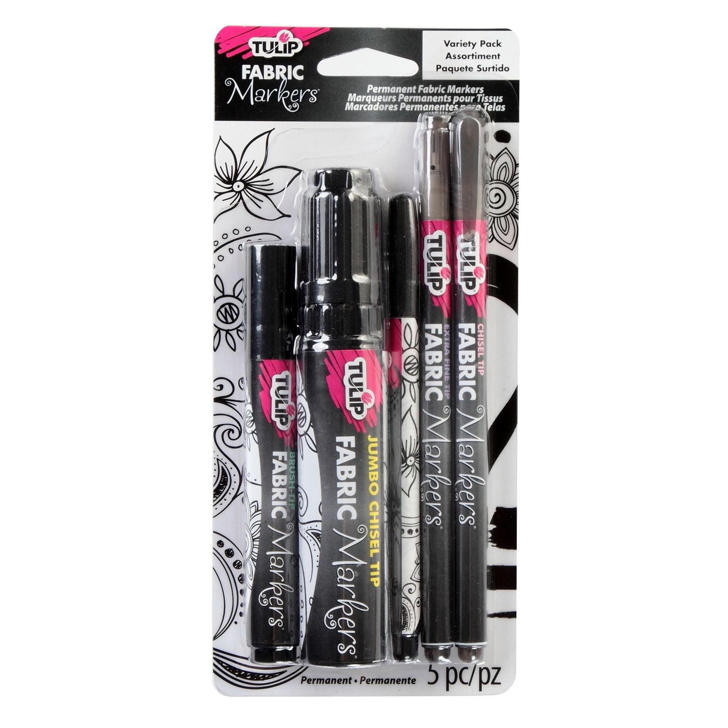 Click here for Tulip Permanent Nontoxic Fabric Markers 5 Pack - B... prices